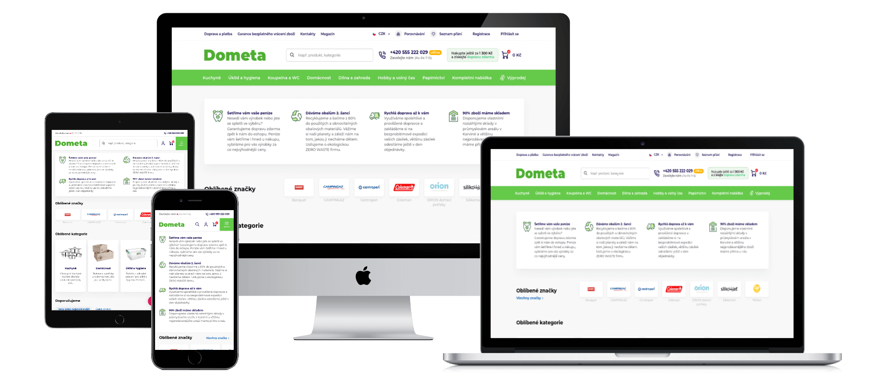 Dometa – eshop s domácíma potřebama – Webklient.cz
